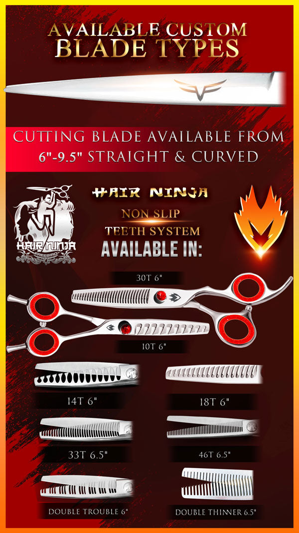 Hair Ninja ~ Custom Hair Stylist Set – Freebird Shears